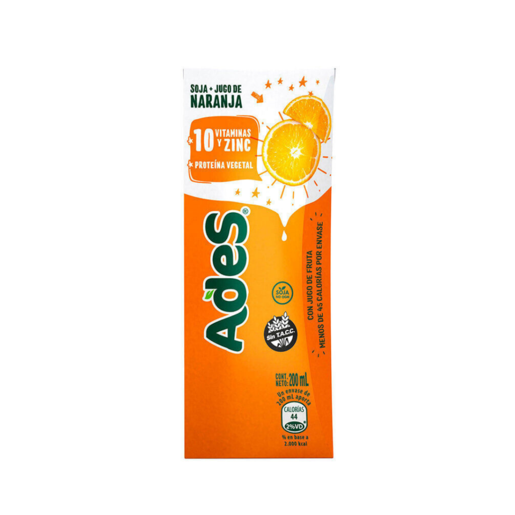 ADES NARANJA x 200 cc (pack x 6 un) – El mayorista