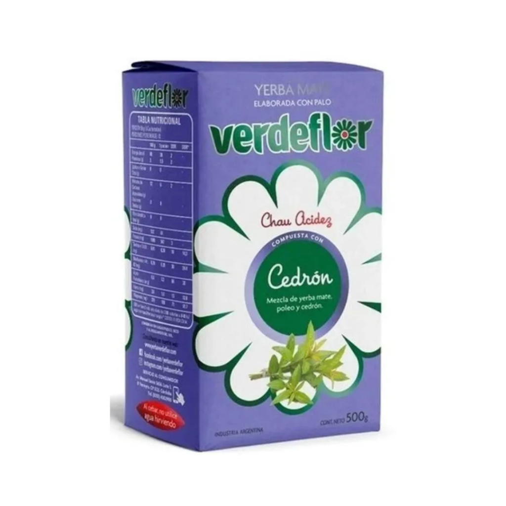 YERBA VERDEFLOR CEDRON X 500 grs – El mayorista