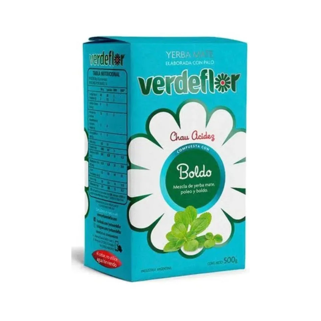YERBA VERDEFLOR BOLDO X 500 grs – El mayorista