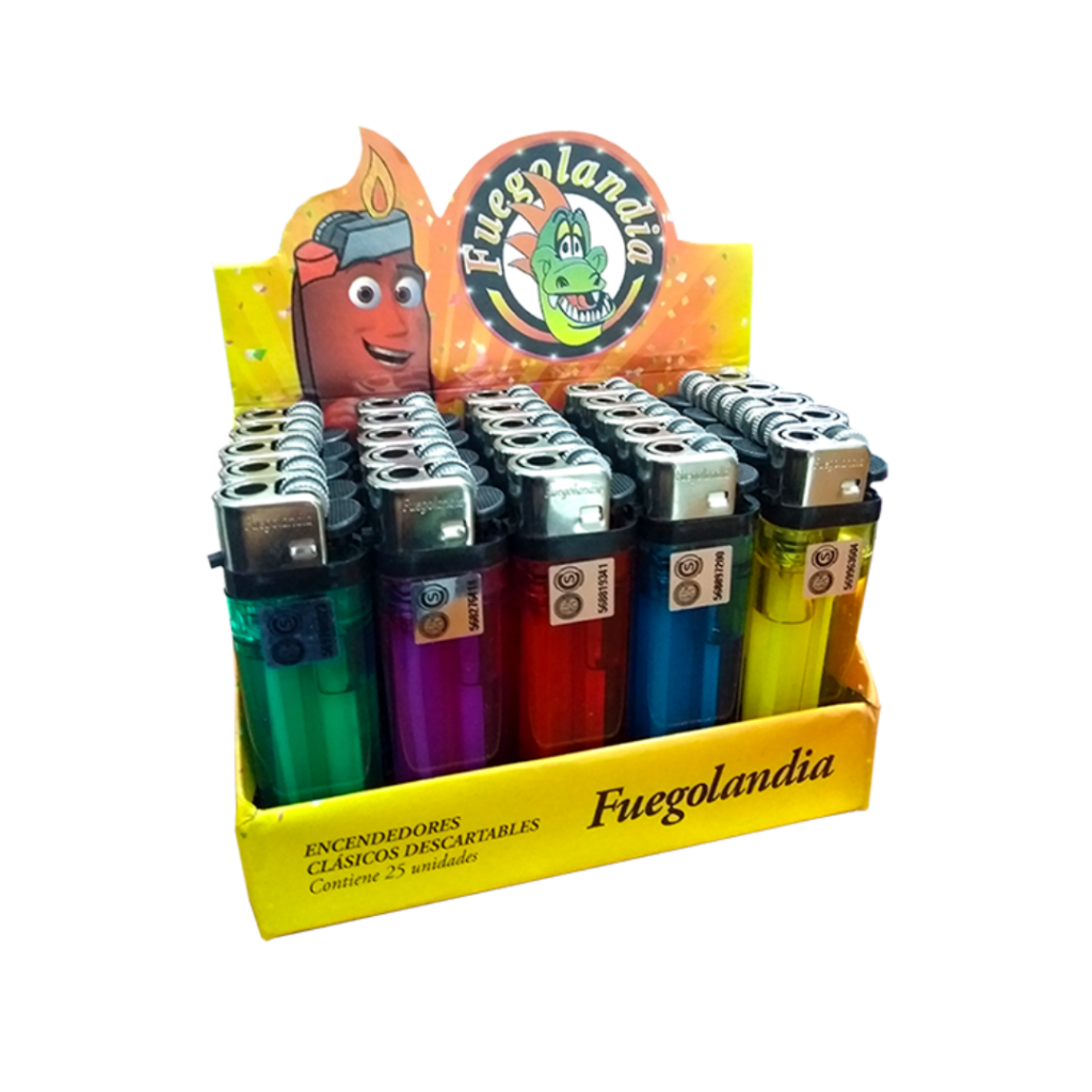 ENCENDEDORES FUEGOLANDIA (25) – El mayorista